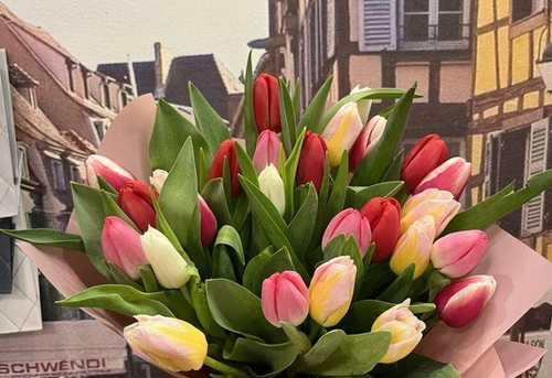 Букет Тюльпанов цветы, розы доставка