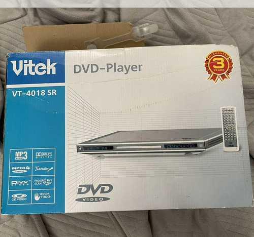 Dvd проигрыватель vitek VT-4018 SR