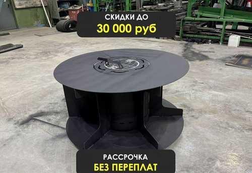 Гриль стол, мангальная зона