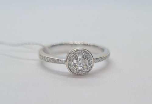 Золотое кольцо с бриллиантами 16,5 размер
