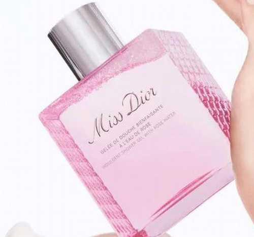 Гель для душа Miss Dior с розовой водой