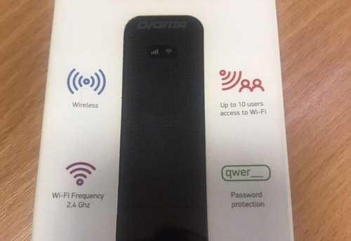 WiFi - роутер 3G/4G Digma Dongle DW1961