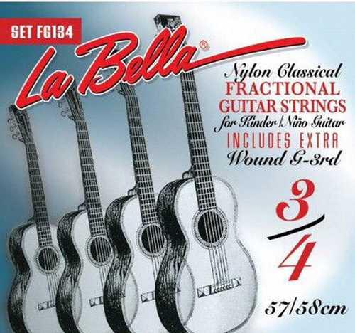 Струны для классической гитары La Bella FG134