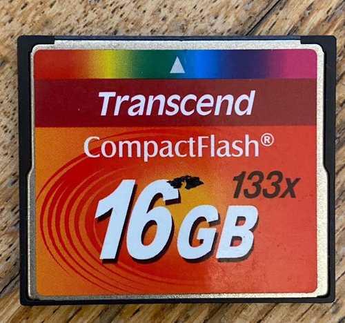 Карта памяти Transcend compact flash 16gb