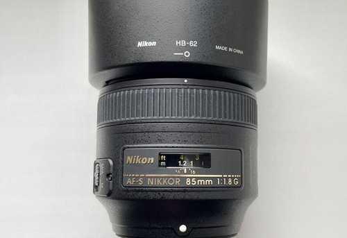 Объектив Nikon 85mm f/1.8G AF-S