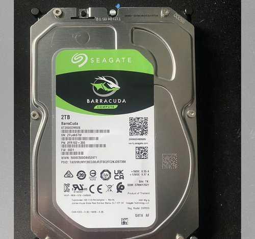 Жесткий диск 2тб seagate barracuda 21 года