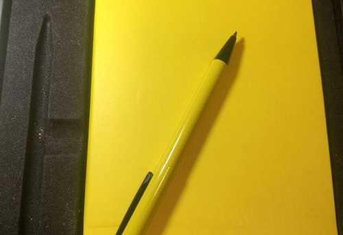 Подарочный набор блакнот и ручка ярко-желтые
