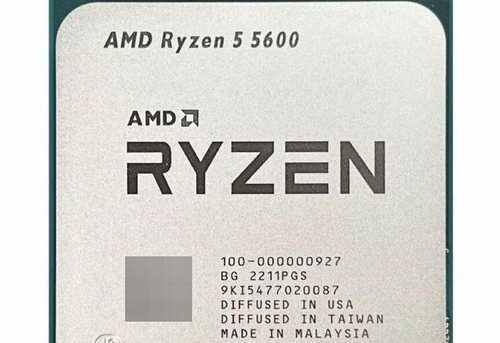 Процессор amd ryzen 5 5600 новый