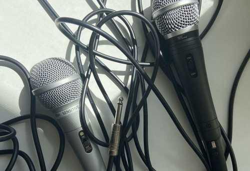 Микрофоны для караоке проводные