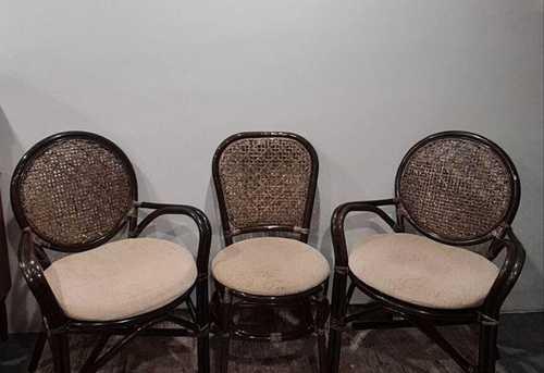 Стул и кресло(2 шт) из натурального ротанга