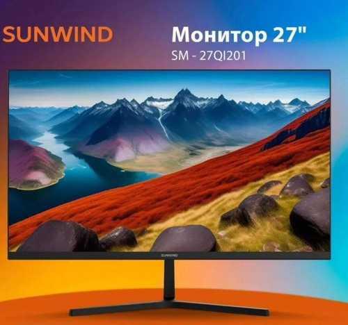 Монитор 27" Sunwind SM-27QI201 2K/IPS/75Hz Новый