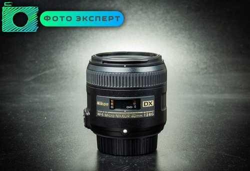 Объектив Nikon AF-S 40mm f2.8 G DX micro