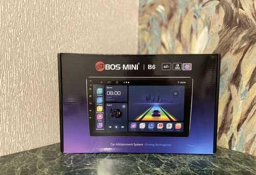 Магнитола Android 2DiN BOS-mini B6 4/64гб+Симка 9Д