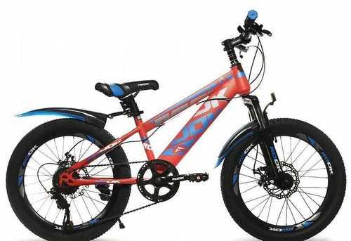 Велосипед rook 20" MS200D MD красный/синий (2022)