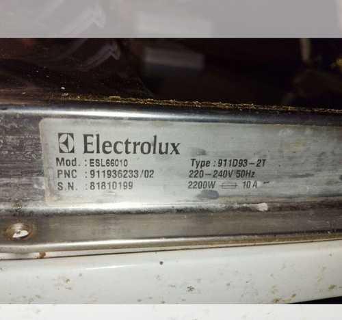 Встраиваемая посудомоечная машина Electrolux