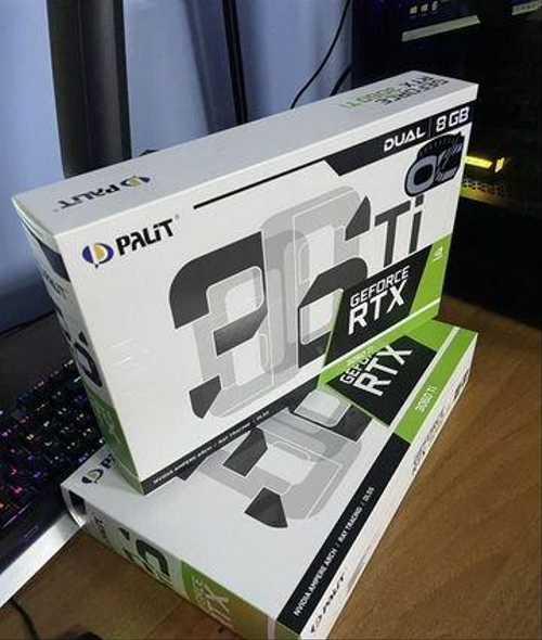 Новая видеокарта Palit RTX3060Ti dual OC 8G V1