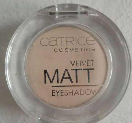 Тени для век catrice velvet matt 010 бежевые