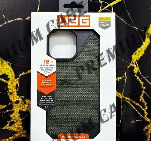 Чехол Uag Metropolis ткань Kevlar iPhone16ProMax