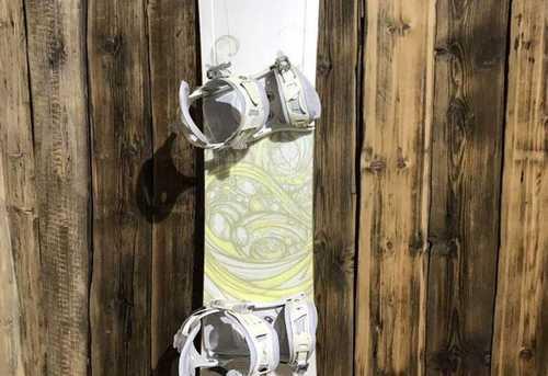 Сноуборд комплект Ltd 154 см с креплениями