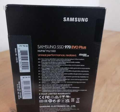 Samsung 970 Evo Plus