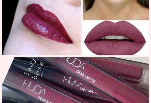 Huda beauty помада demi matte lady boss