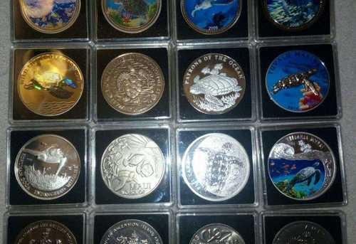 Монеты с изображением черепахи