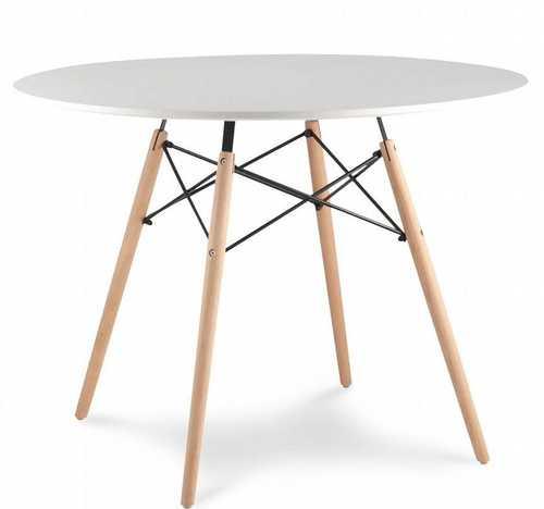 Стол обеденный круглый Eames 100 см, б/у