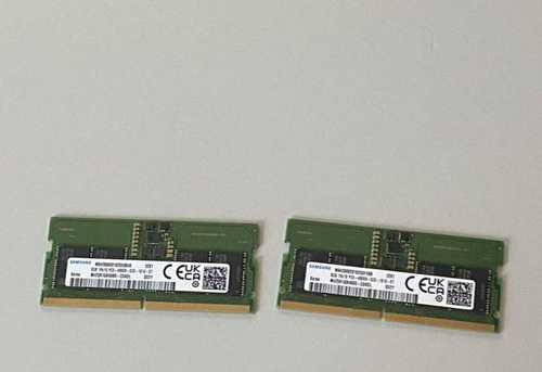 Оперативная память sodimm Samsung 8 гб DDR5