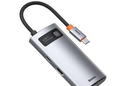 Хаб USB-концентратор Baseus Metal Gleam Series