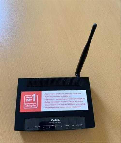 Wifi роутер Adsl2 Zyxel