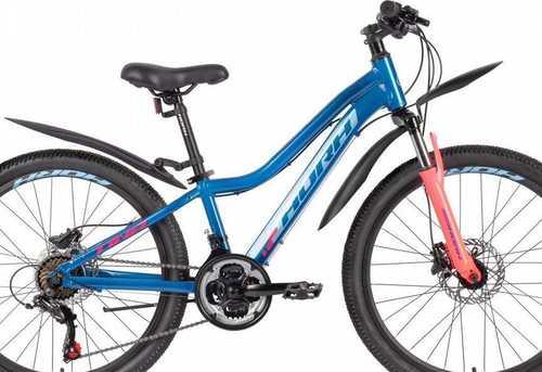 Велосипед horh tina tahd 4.0 24 (2023) Blue-Pink M