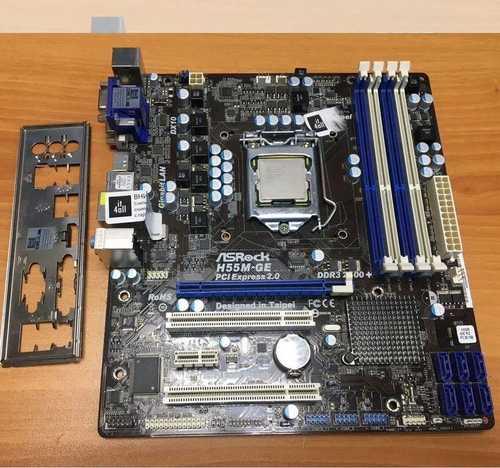 Связка ASRock H55M-GE i3-550. Гарантия