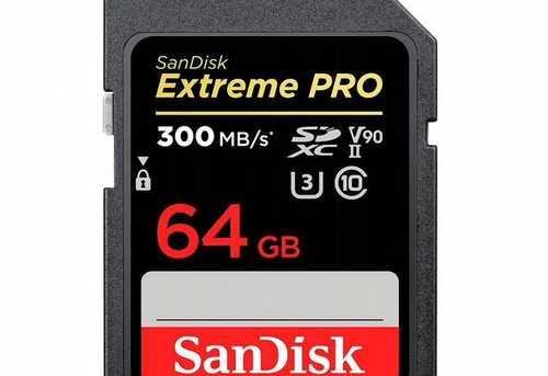Карта памяти SanDisk sdxc 64GB Extreme PRO UHS-II
