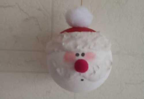 Новогодняя поделка игрушка на ёлку Дед Мороз