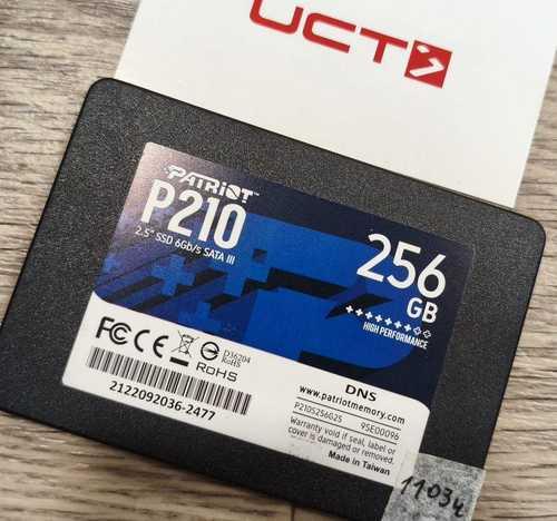 Накопитель SSD patriot memory P210 256Гб #1