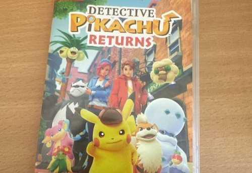 Detective pikachu Returns Nintendo Switch картридж