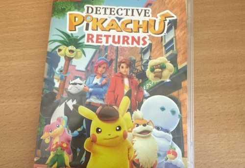 Detective pikachu Returns Nintendo Switch картридж