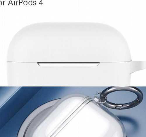 Чехол для airpods 4 ANC новый силикон