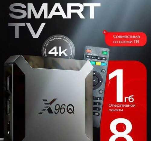 SMART tv приставка x96q