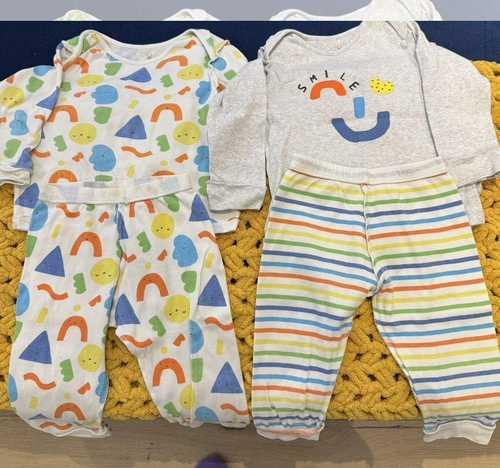 Пижама детская Mothercare теплая 80 86