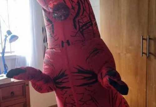 Надувной костюм динозавр, хэллоуин