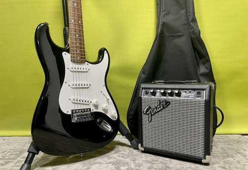 Электрогитара Fender с комбиком Frontman