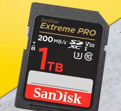 SanDisk sdxc 1TB Extreme Pro U3 4K V30 R200 W140