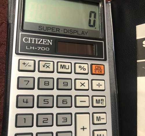 Калькулятор citizen LH-700