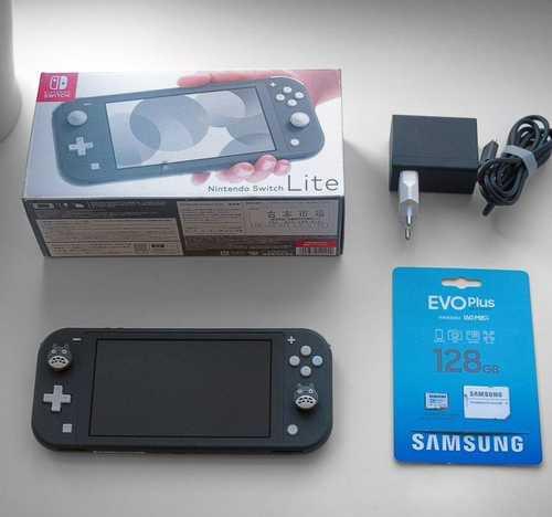 Прошитая Nintendo Switch Lite (Grey)