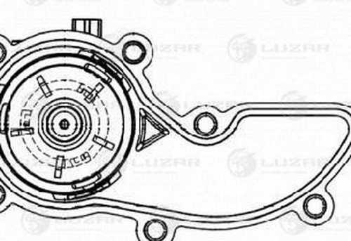 Термостат Audi Q7 07- A6 C7 3.0T 11- (с корпусом)