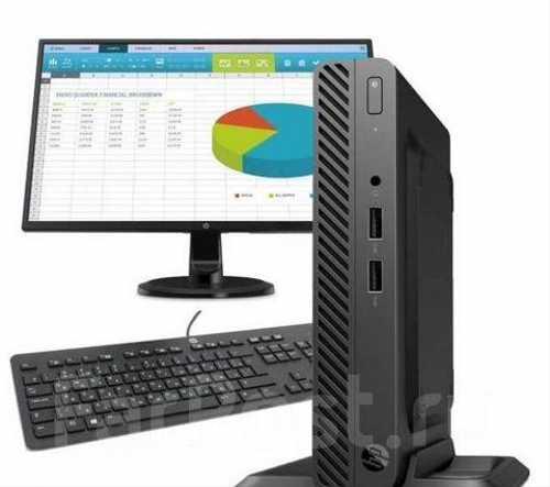 Неттоп в сборе с монитором HP 260G3 i3-7130U новый