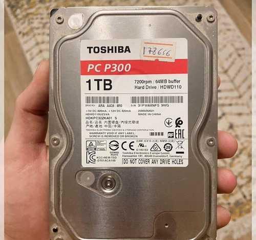 Жесткий диск Toshiba 1тб