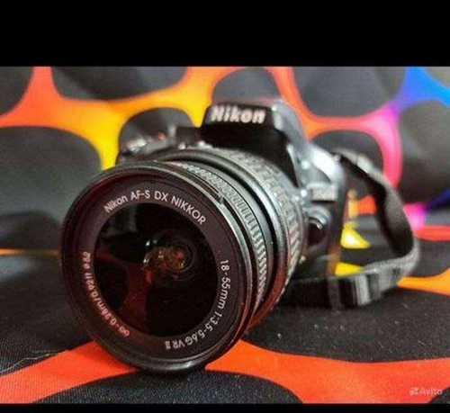 Зеркалка Nikon D5200, экшн камера