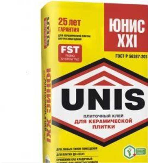 Клей для плитки Unis ххi 25 кг